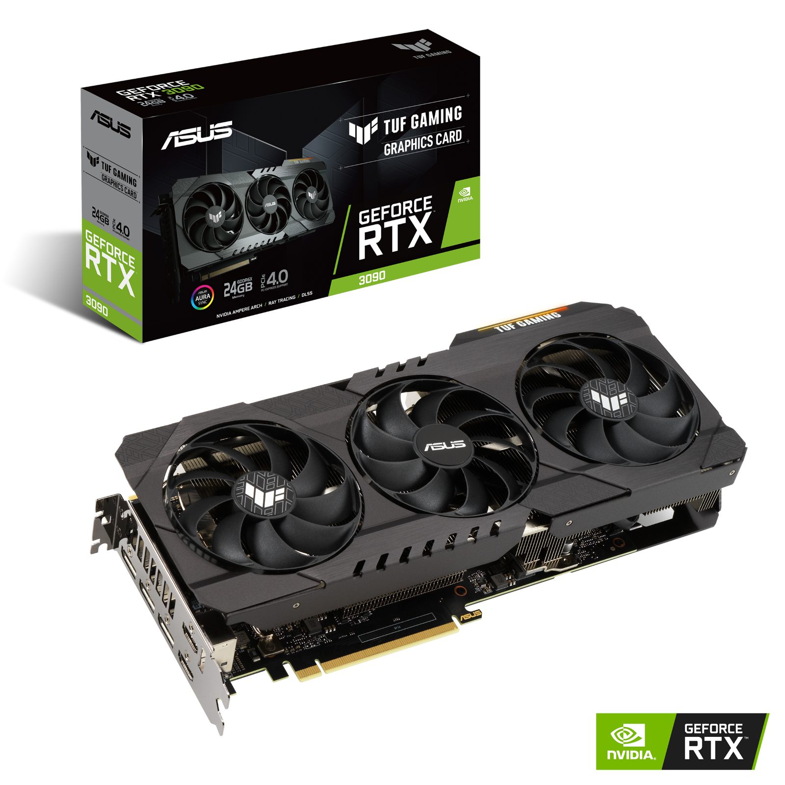 Carded – Asus GeForce RTX 3090 24GB GDDR6X TUF GAMING OC Ampere Graphics Card - Software Arena